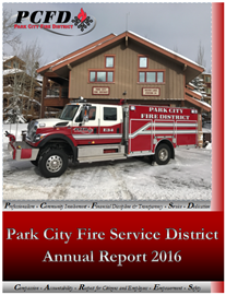 2016 Annual Report is Now Available | Park City Fire District